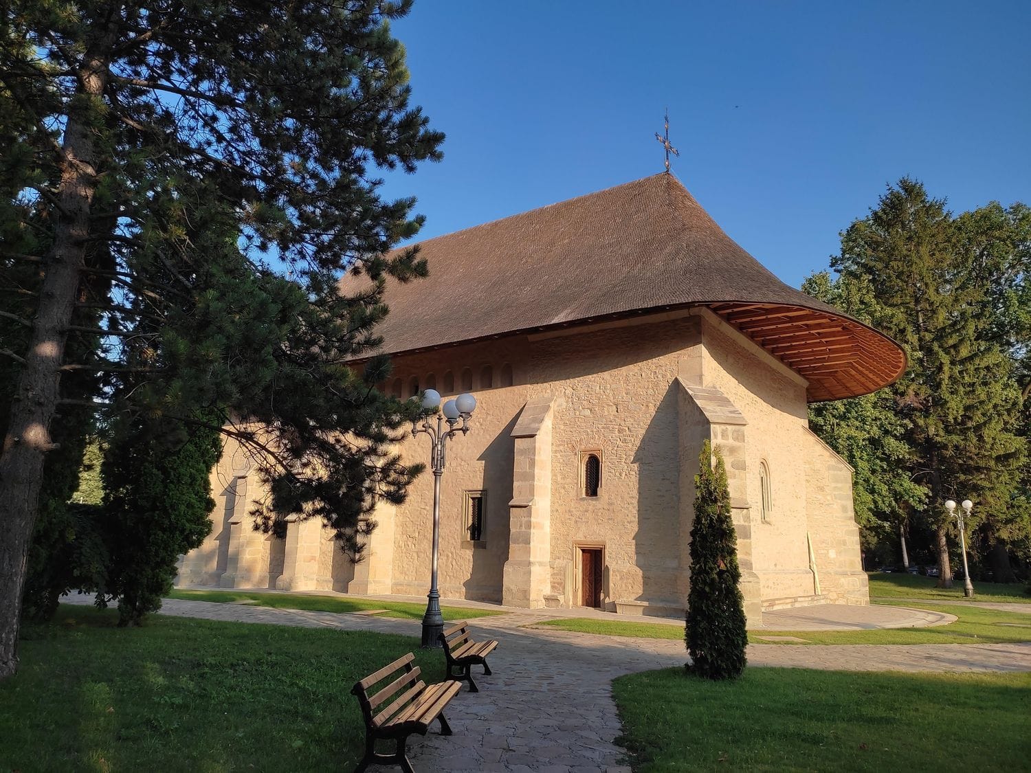 The church from the Bogdana Monastery, Rădăuți, Suceava county România