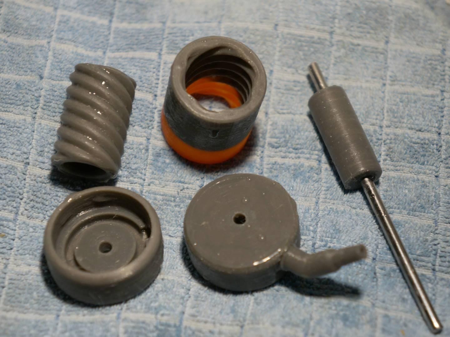 Made an axial cycloidal pump, so in and outlet are distanced axially ...