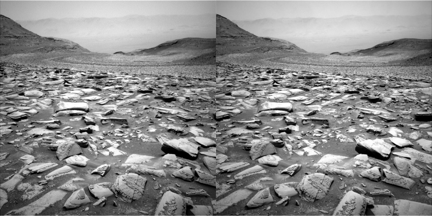 Another Stereo3D view from Gale Crater, by the Curiosity rover. The 3D ...