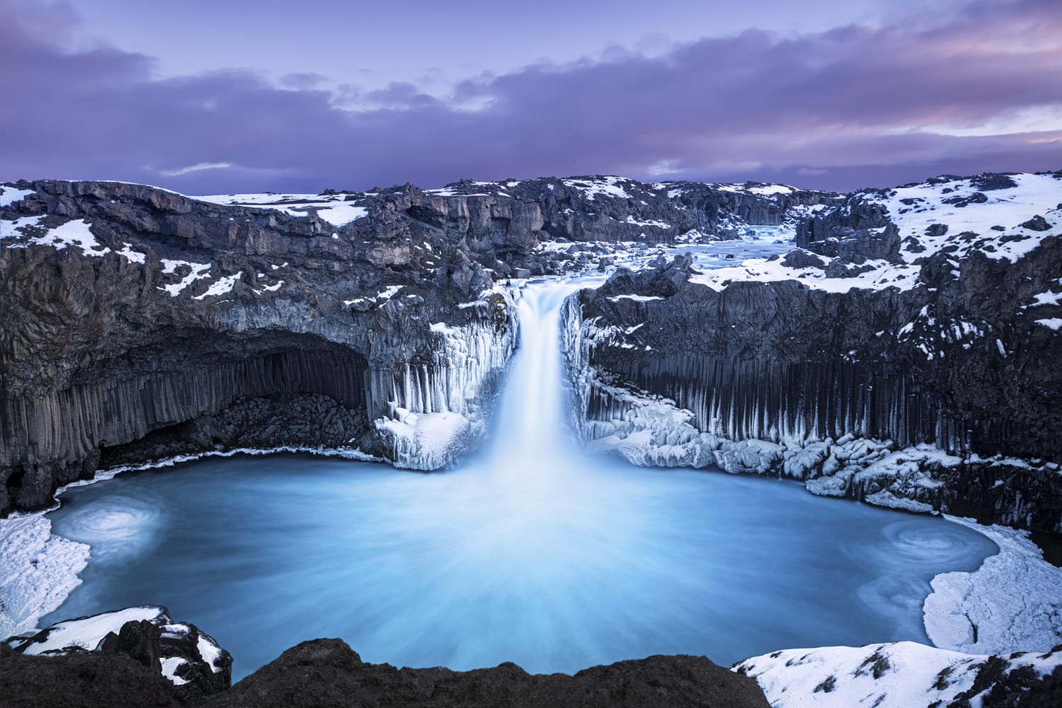 Aldeyjarfoss, Iceland - Center
