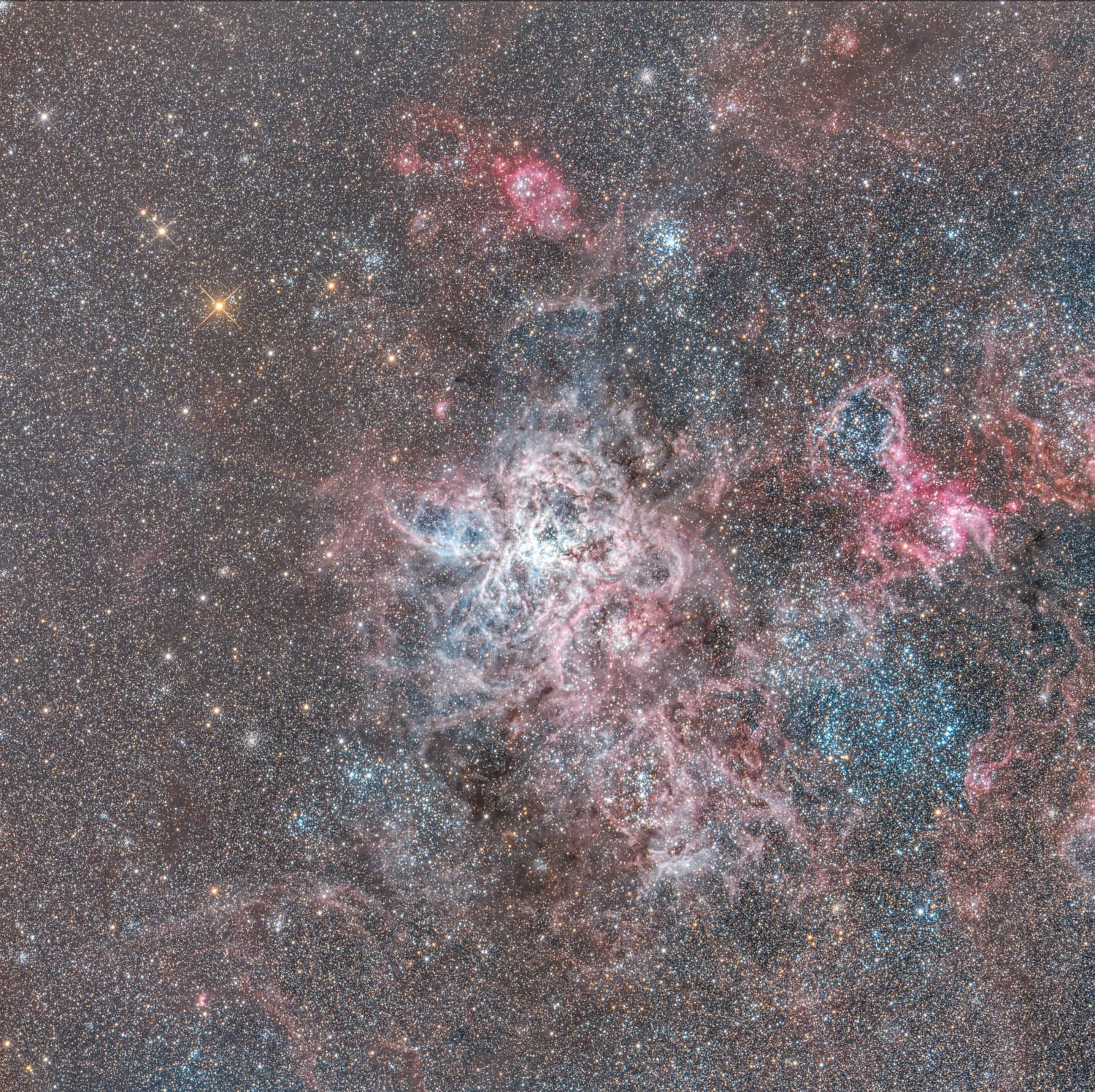 Tarantula Nebula with more stars! For people who wondered how the image ...