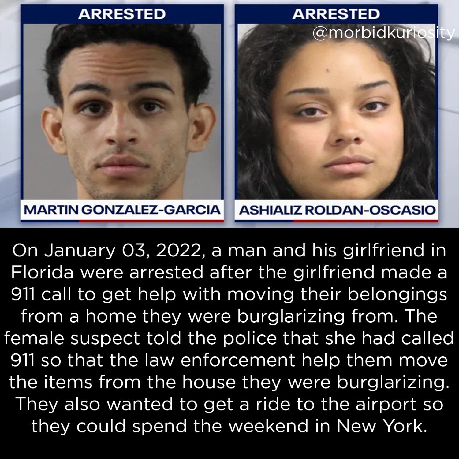 Florida man call police to get 'help in moving belongings' from a home ...