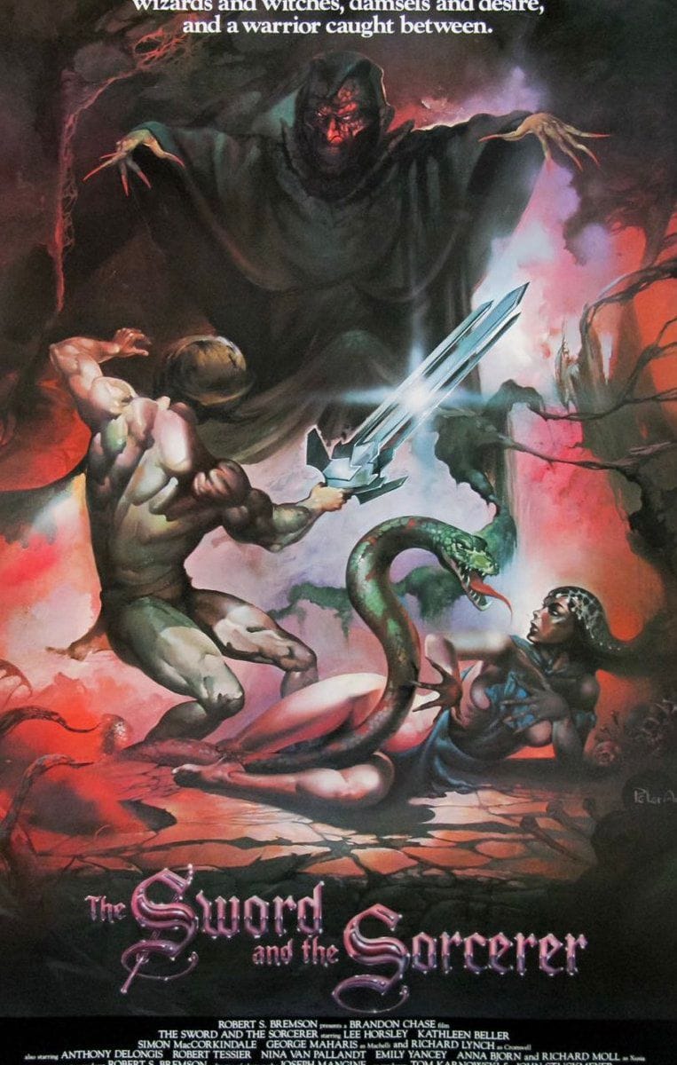 Art by Peter Andrew Jones for The Sword And The Sorcerer (1982)
