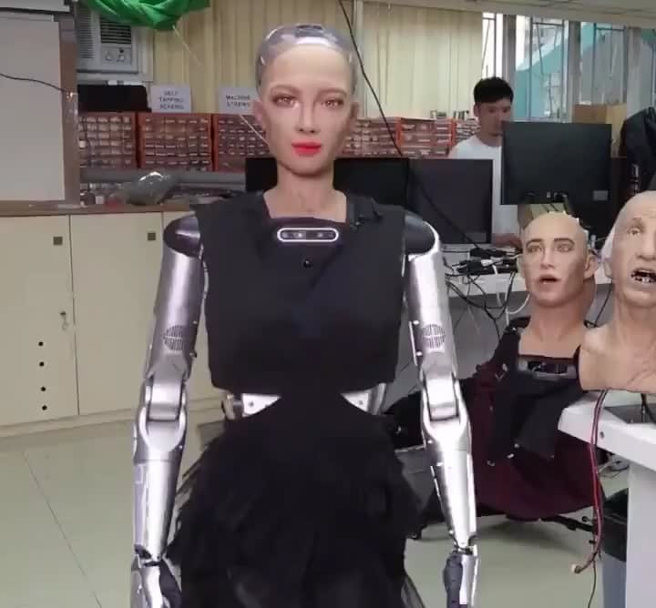 These humanoid robots will be used as nurses in the hospitals...