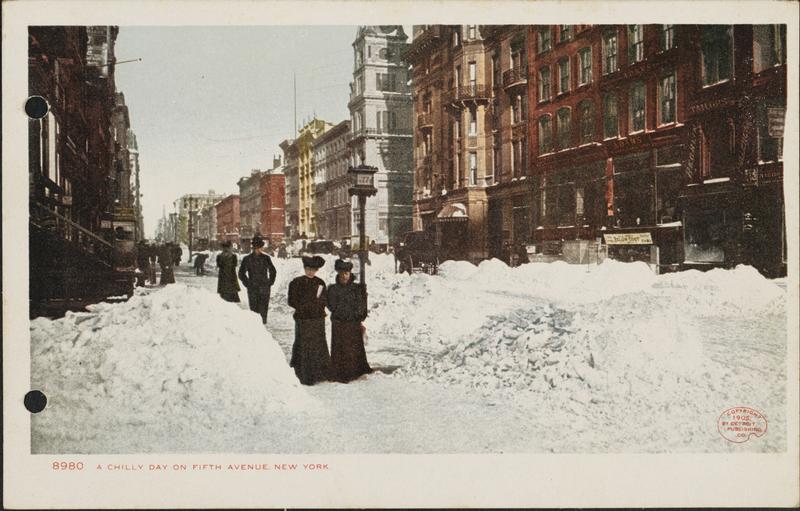 Bundle up, folks! It's CHILLY out there. 📸 Detroit Publishing Co., "A ...