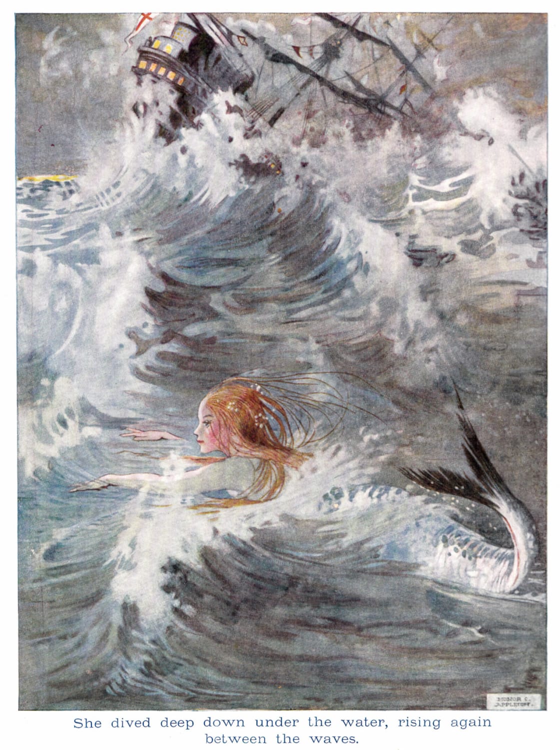 The Little Mermaid Fairy Tales by Hans Christian Andersen, illustrated ...