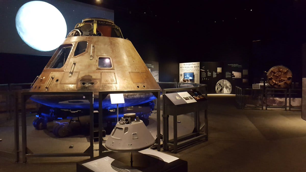Our two year, five-city DestinationMoon tour of the Apollo 11 command ...