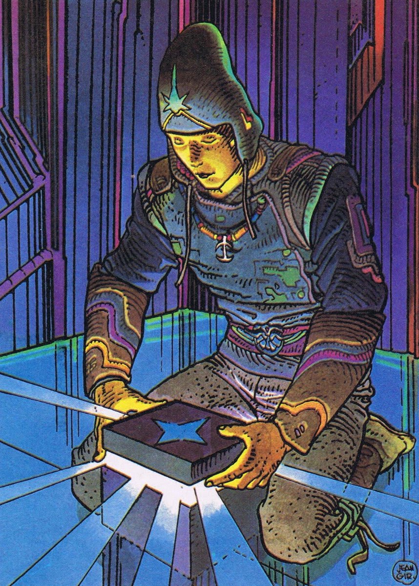 "An explorer finds 'Le Cristal qui Chante' — the singing crystal." Art ...