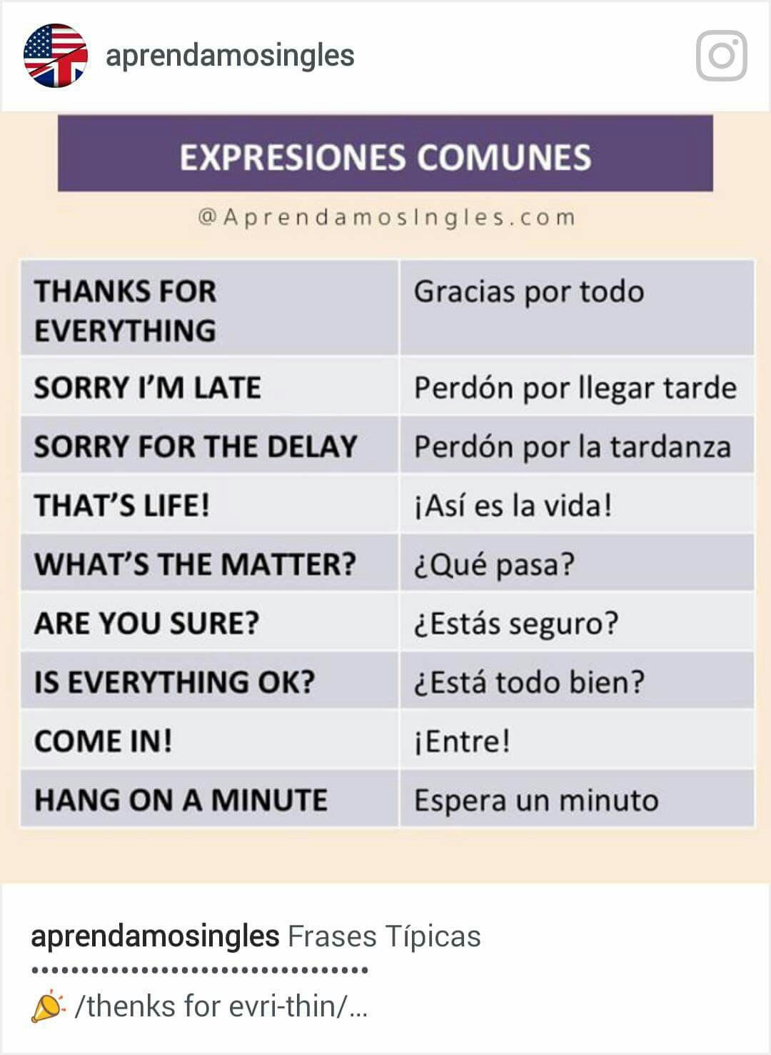 Pin by Andrea katz on English | Learn english words, Learning spanish ...