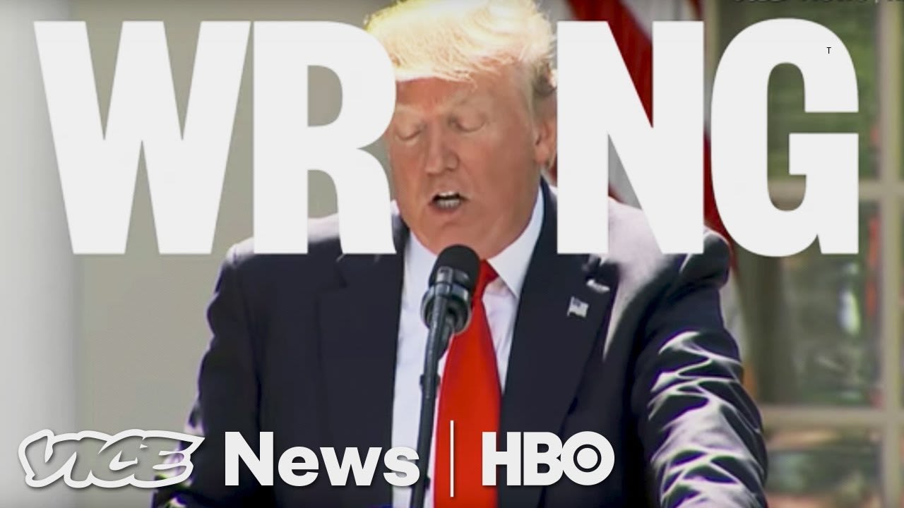 Trump Got Climate Change Pretty Wrong in His Paris Speech (HBO)