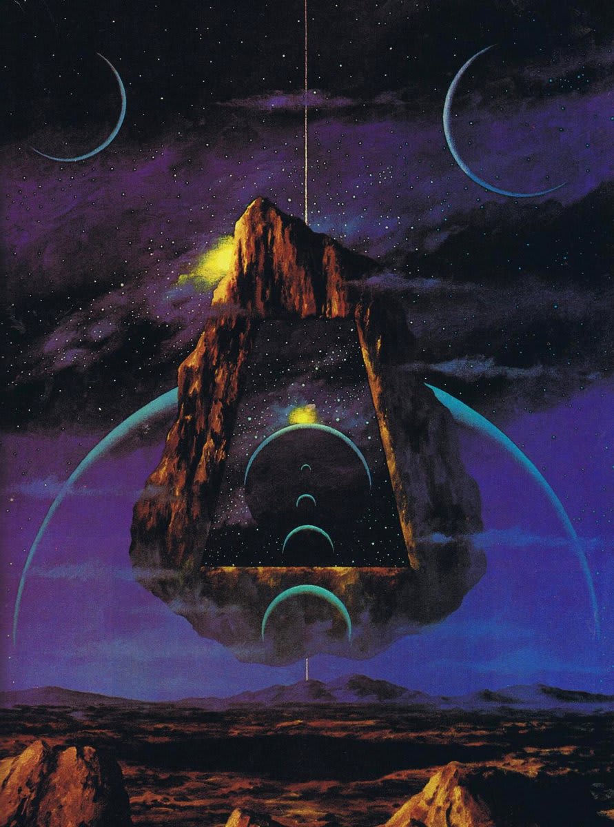 "Space Fantasy 6" by Steve R. Dodd, printed in Future Life, March 1981.