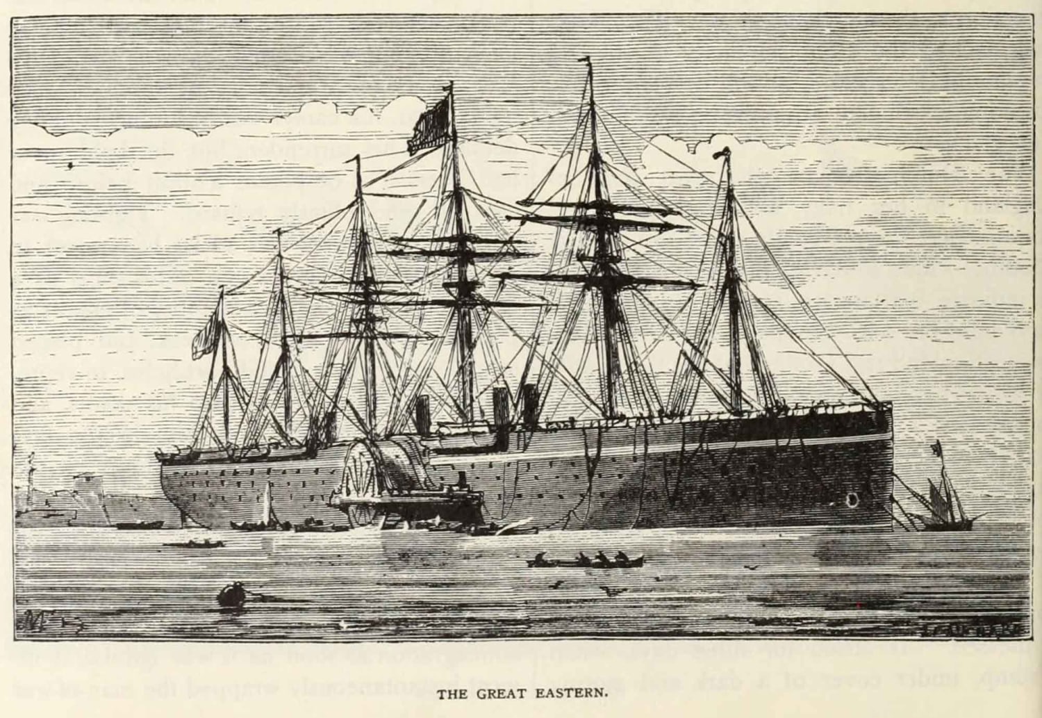 The "Great Eastern" was a masterpiece of Victorian engineering by ...