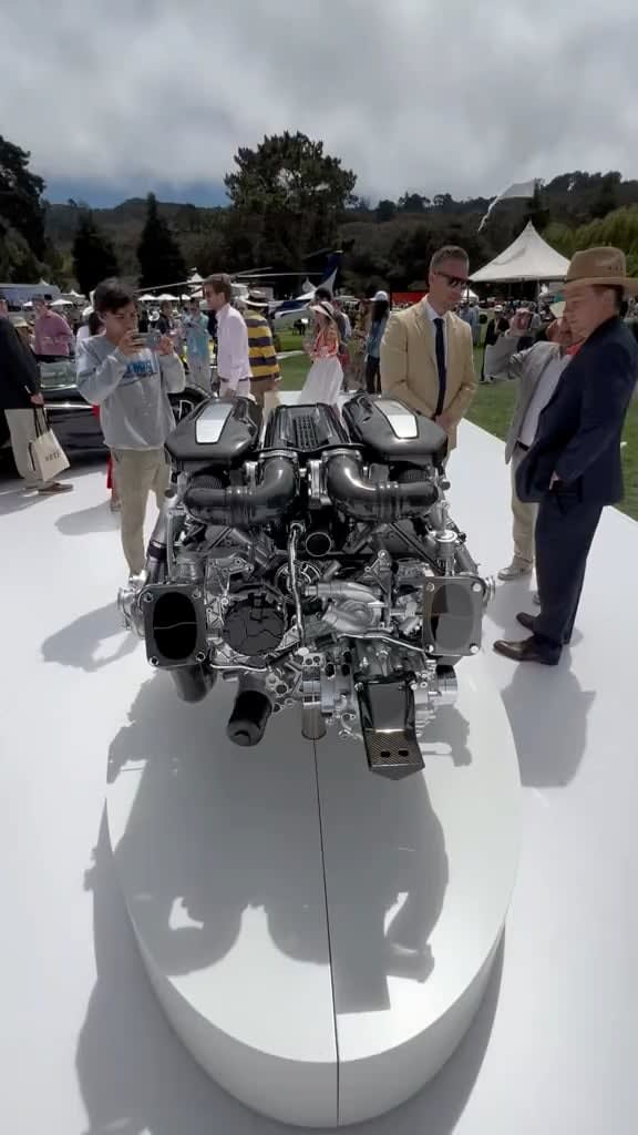 This amazing Bugatti w16 engine.