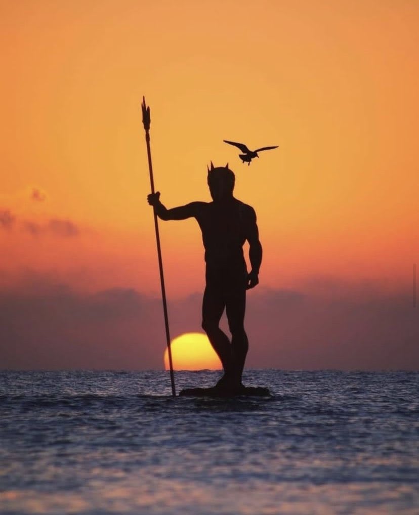 Poseidon Statue, 2001, Luis Arencibia, Melenara, Las Palmas, Grand ...