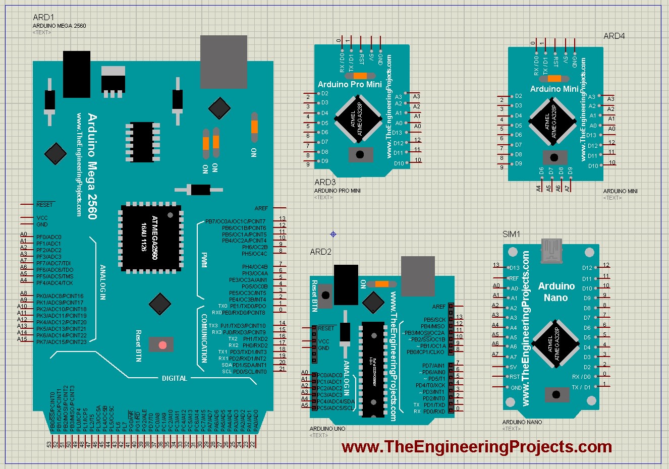 Arduino Library For Proteus The Engineering Projects