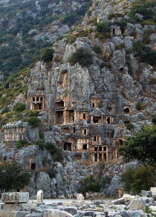 Myra, an ancient Lycian city in the area where today is located in the ...