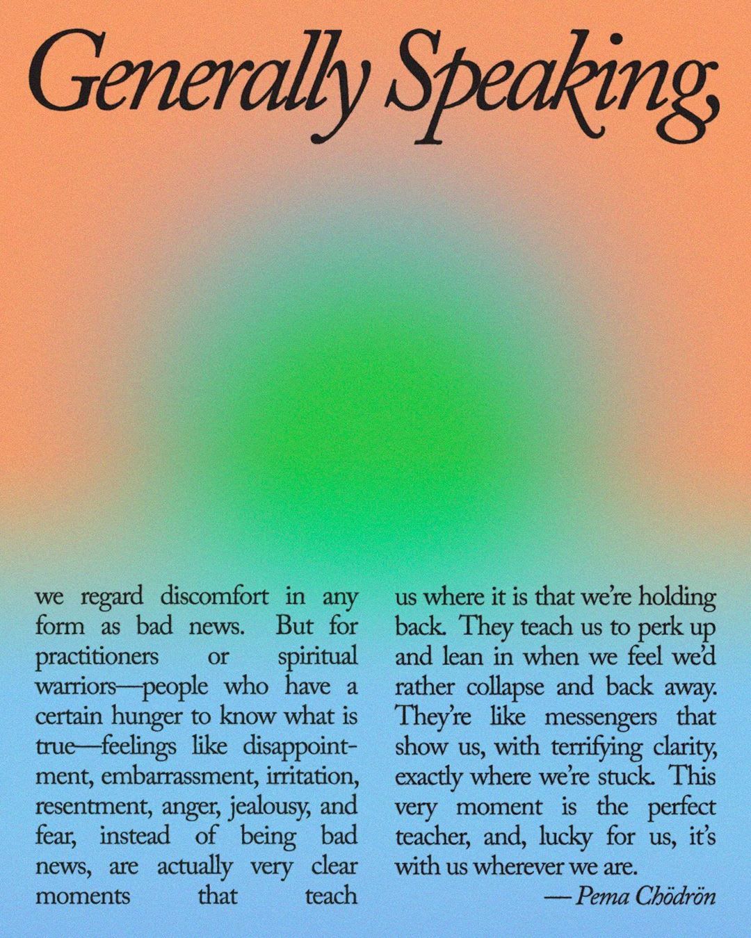 Inspirational Quotes: Generally Speaking Book Cover