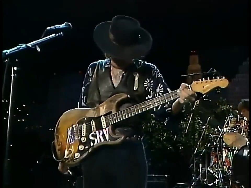 Stevie Ray Vaughan performing Voodoo Child live in Austin Texas in the ...