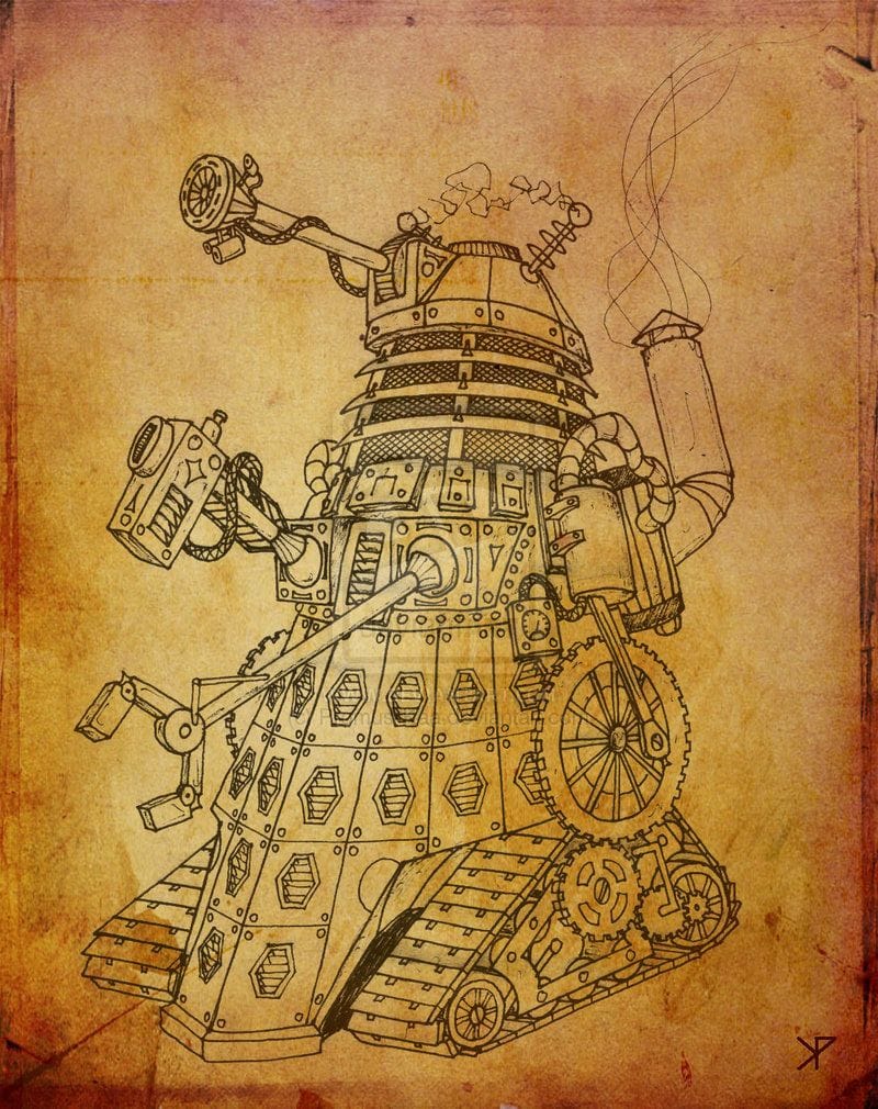 Steampunk Dalek by Promus-Kaa