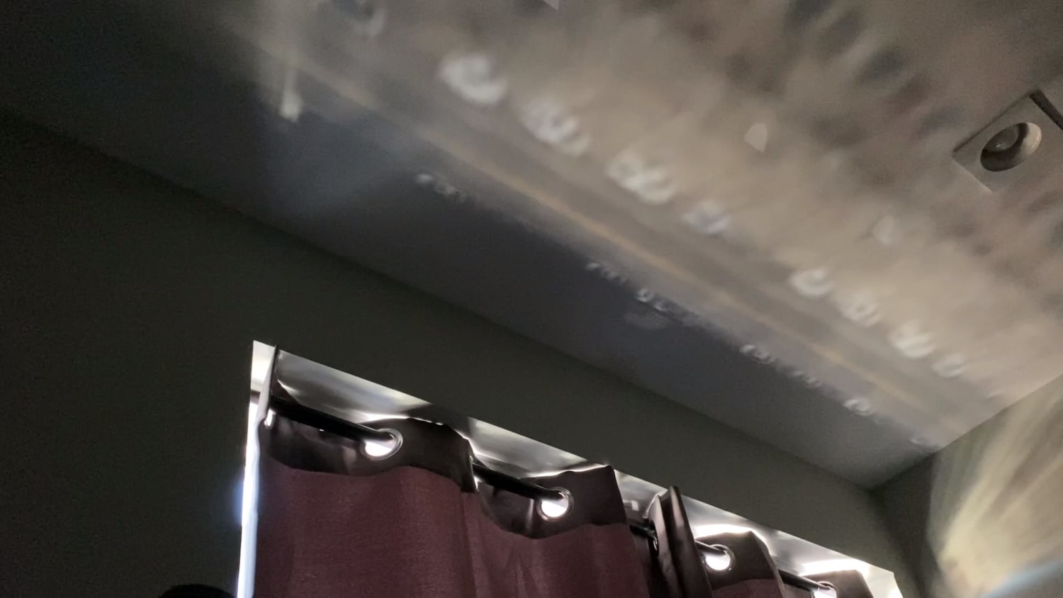 The curtains in my room create a "natural" pinhole camera that projects ...
