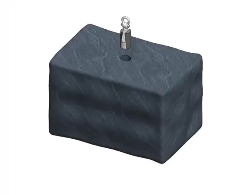 Method of moving large stone blocks