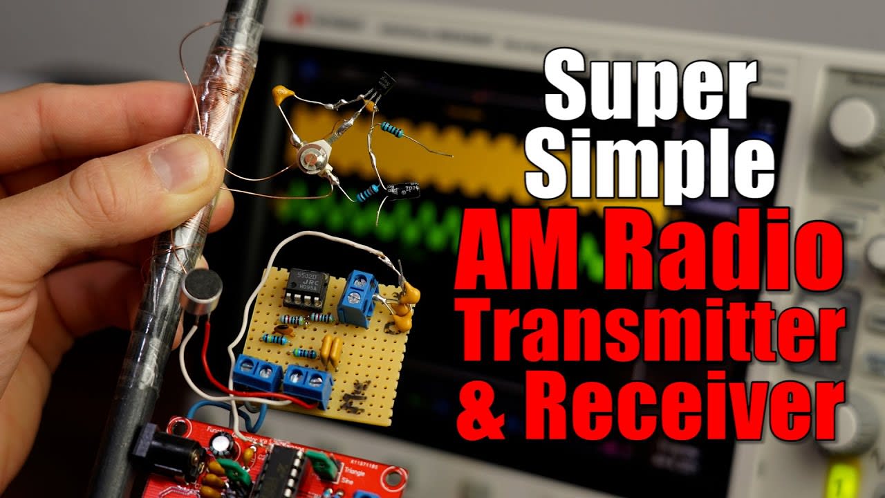 Building a Super Simple AM Radio Transmitter & Receiver! Keeping ...