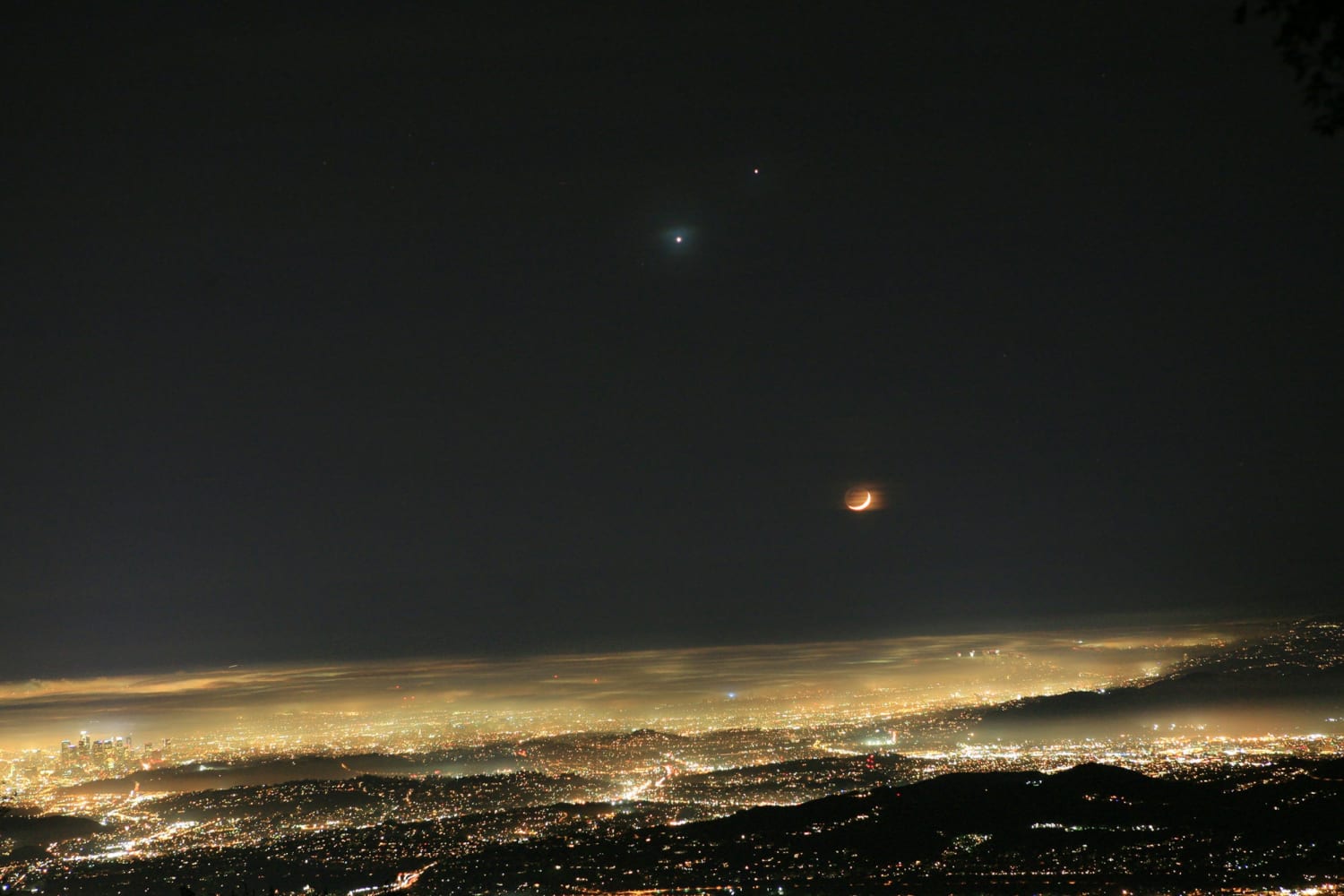 The sky seemed to smile over much of planet Earth. Visible the world ...