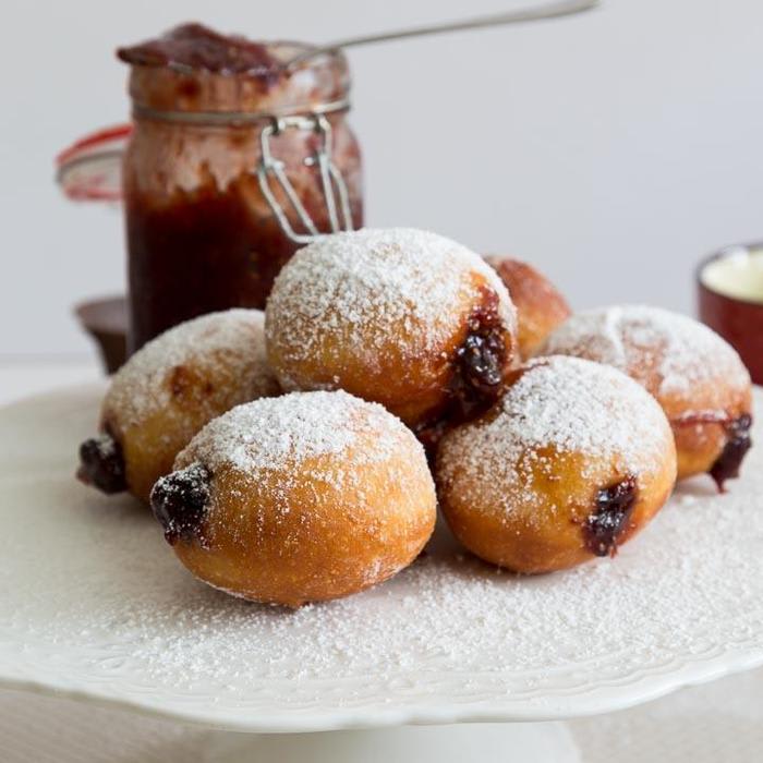 Classic Jelly Donuts - Mini Jam Doughnuts