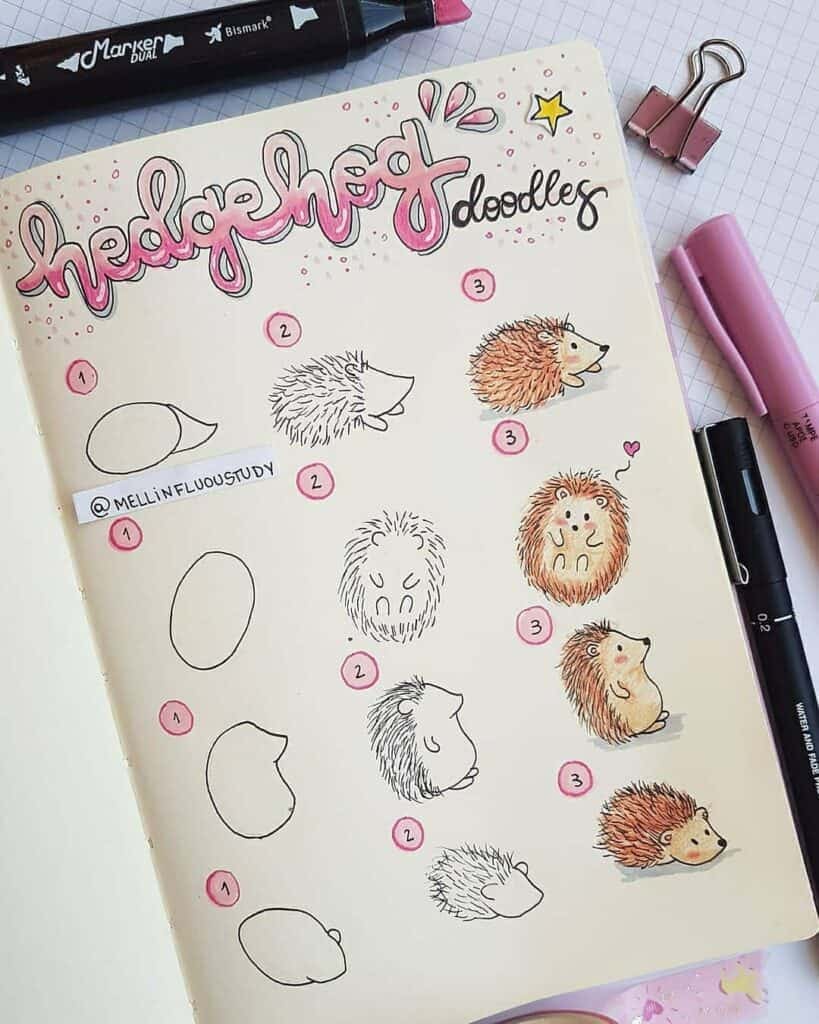 60+ amazing doodle "How to's" for your bullet journal | My Inner Creative