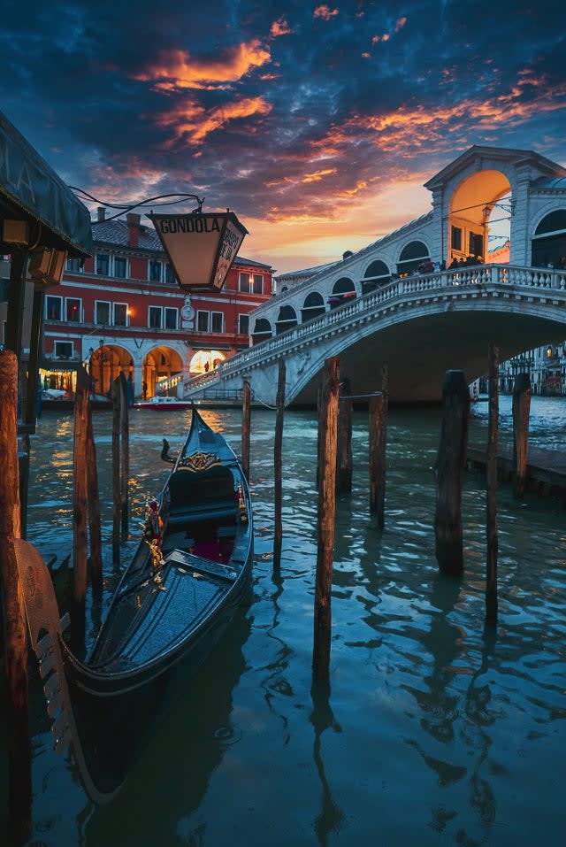 Cloudy night in Venice Italy (Photo Credit to Matteo Angeloni)