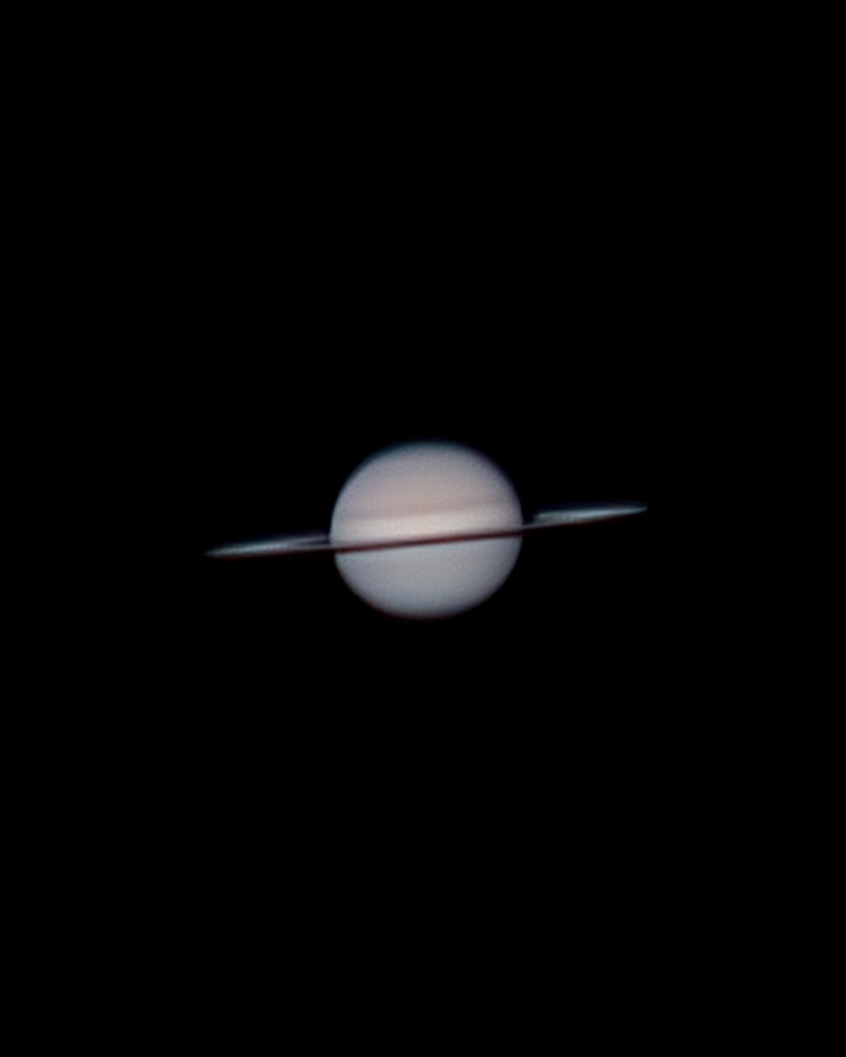 Saturn 🪐 this morning, captured from a 16” telescope and a dedicated ...
