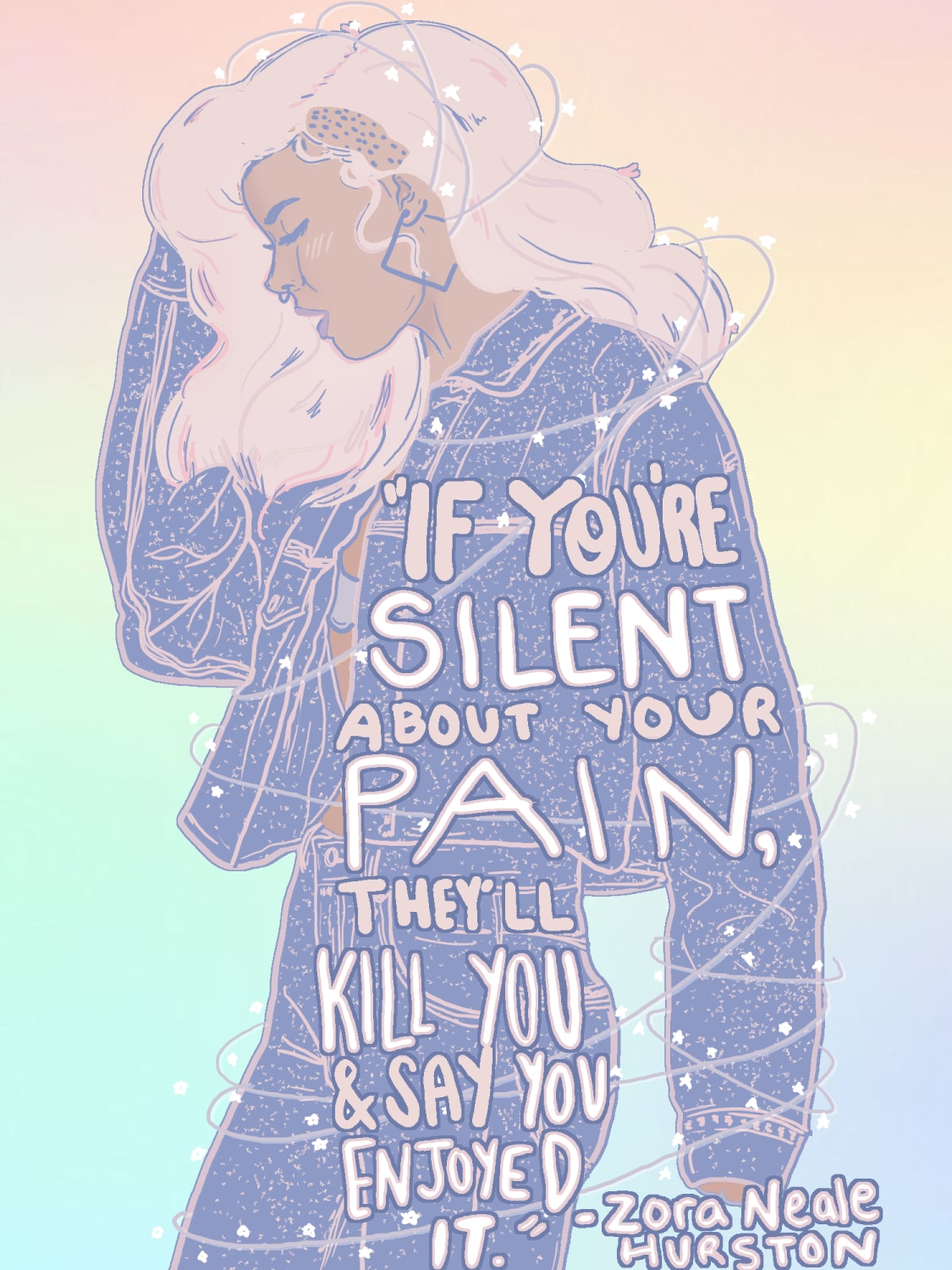 🥀“ If you're silent about your pain, they'll kill you and say you ...