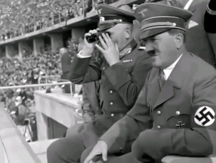 Adolf Hitler showing symptoms of amphetamine use.