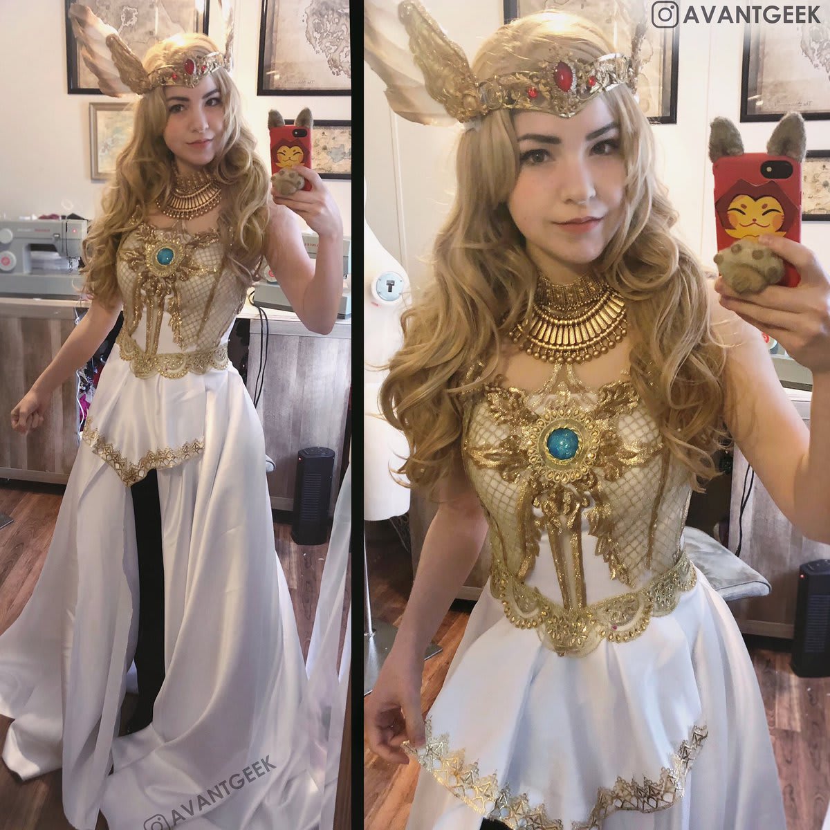 Patterning out this mountain of a skirt for She-Ra then it just needs ...