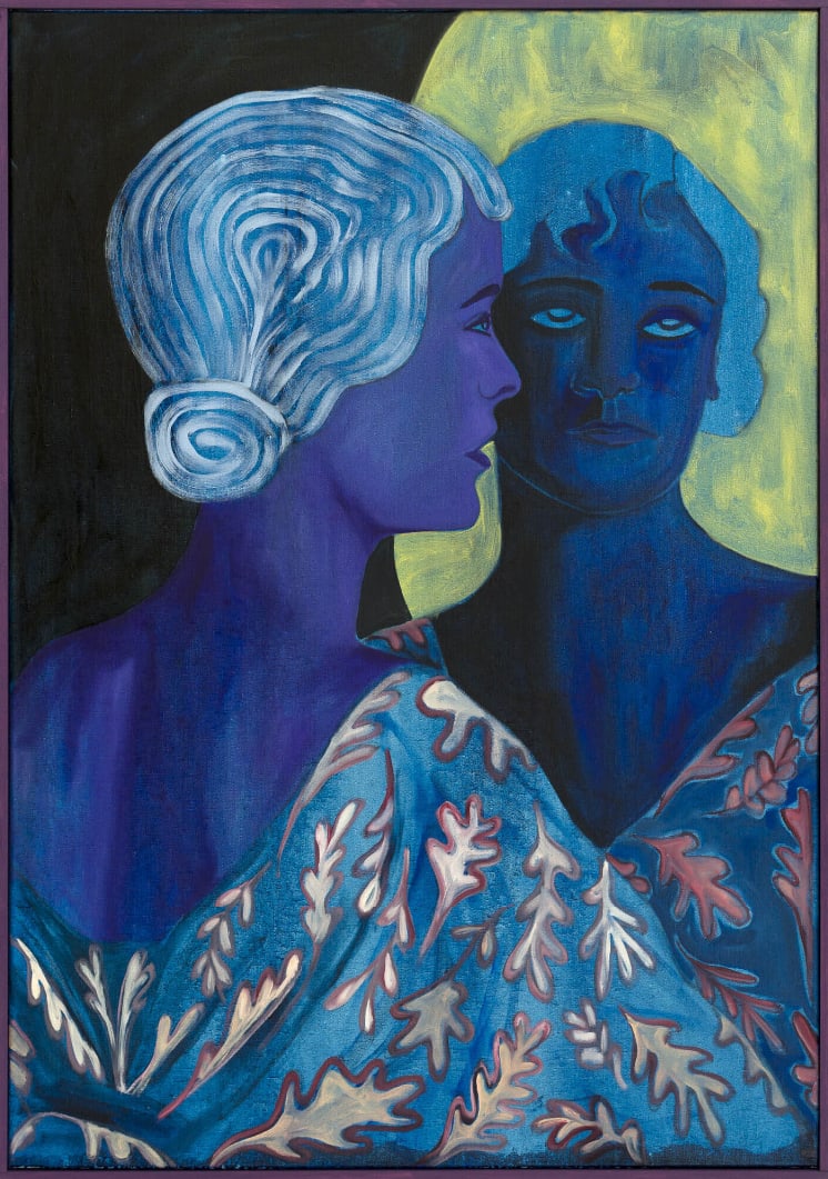 Anne Torpe (Danish, b. 1981) She Knows, 2022 Oil on canvas