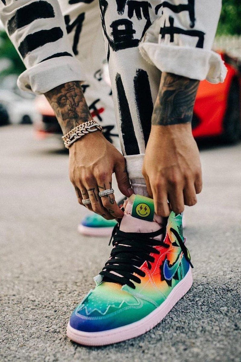Every retailer dropping @JBALVIN's Nike Air Jordan 1 today: