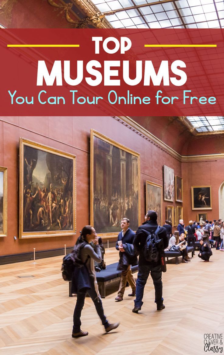 Top Museums You Can Tour Online for Free - Learn in Color | Homeschool ...
