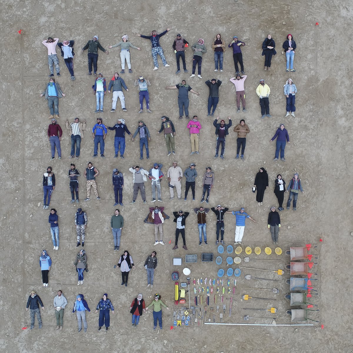 This is the Tello archaeological team in Iraq (📸 Autumn 2019) ‘One of ...