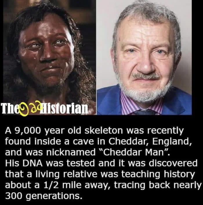 Cheddar man's relative