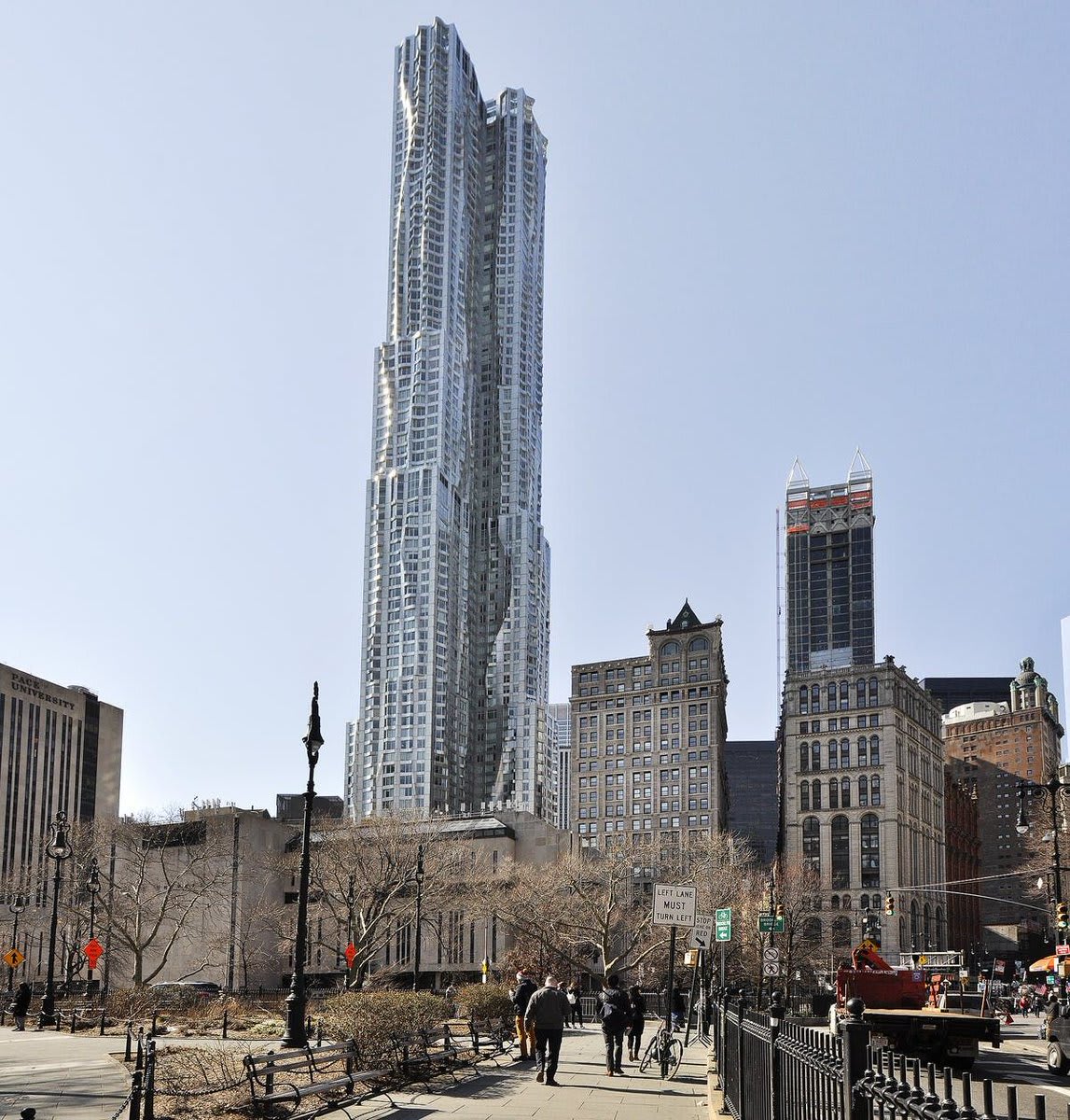Frank Gehry's 8 Spruce Street goes up for sale