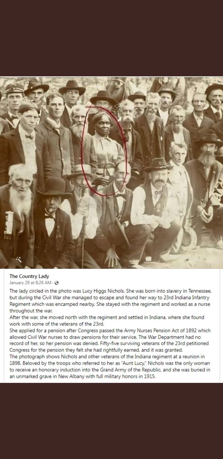 lucy higgs nichols 1898 indiana From slavery to only female member of ...