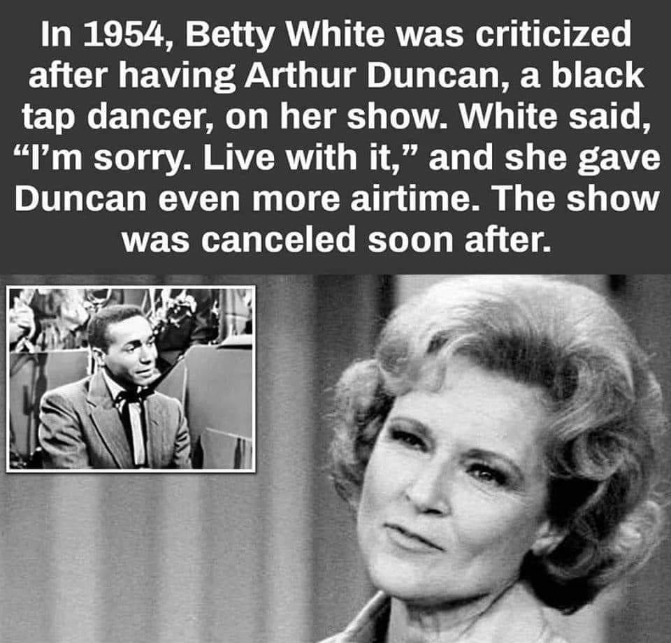 TKO-NWLA 🌊🌊🌊 on Twitter | Betty white, Fun facts, Black history facts