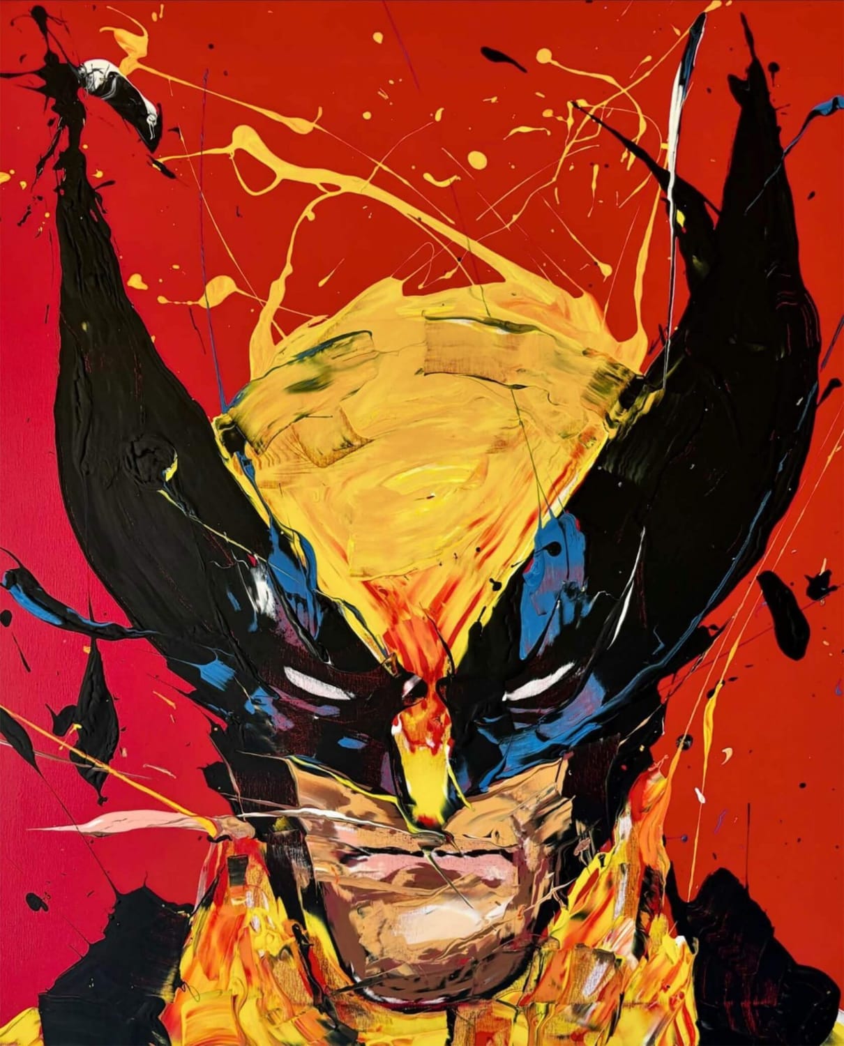 Powerful Abstract Pop Art Paintings by Gabriele Serrini | Inspiration Grid