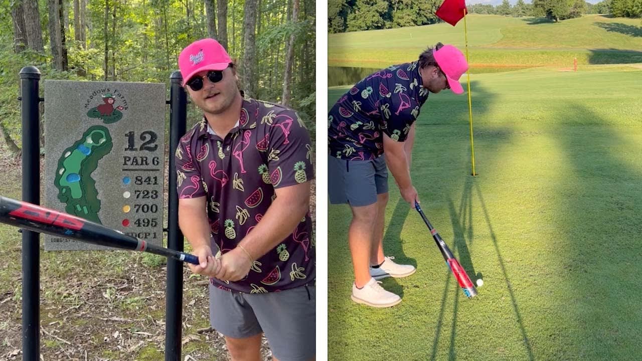 Playing Golf With A Baseball Bat