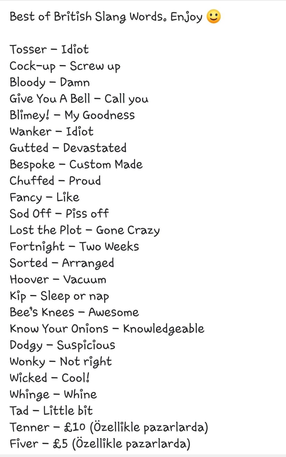 Pin by cansu on lifelong learning | Slang words, Good vocabulary words ...