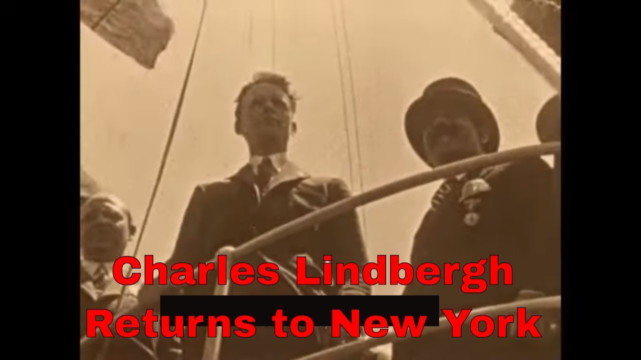 CHARLES LINDBERGH IN NEW YORK CITY TICKER TAPE PARADE JUNE 13, 1927 ...