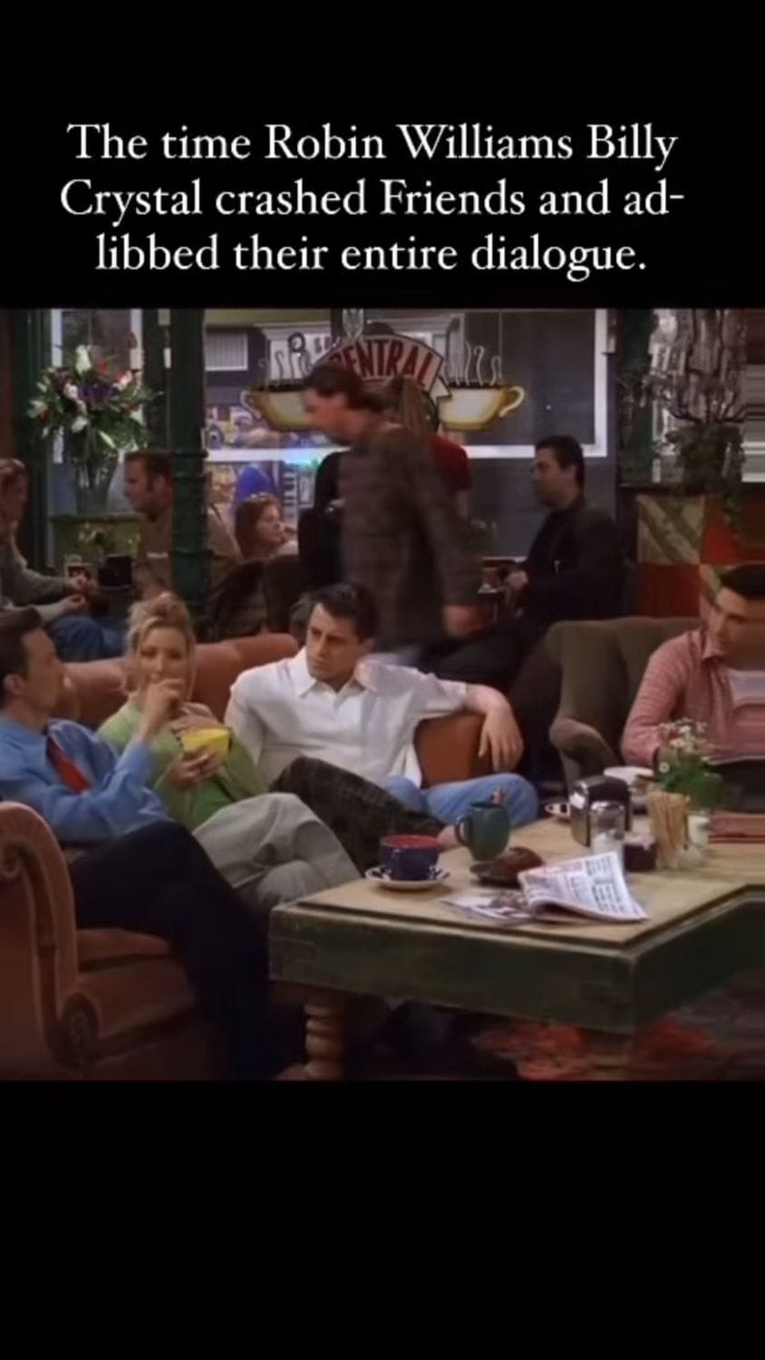 Robin Williams and Billy Crystal cameo on Friends