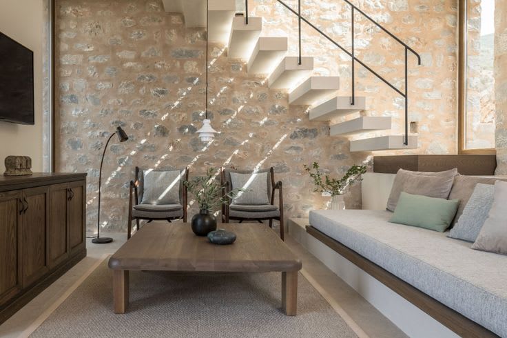 Two Stone-Built Summer Houses in Greece Echo the Rugged Soulfulness and Doric Timelessness of ...