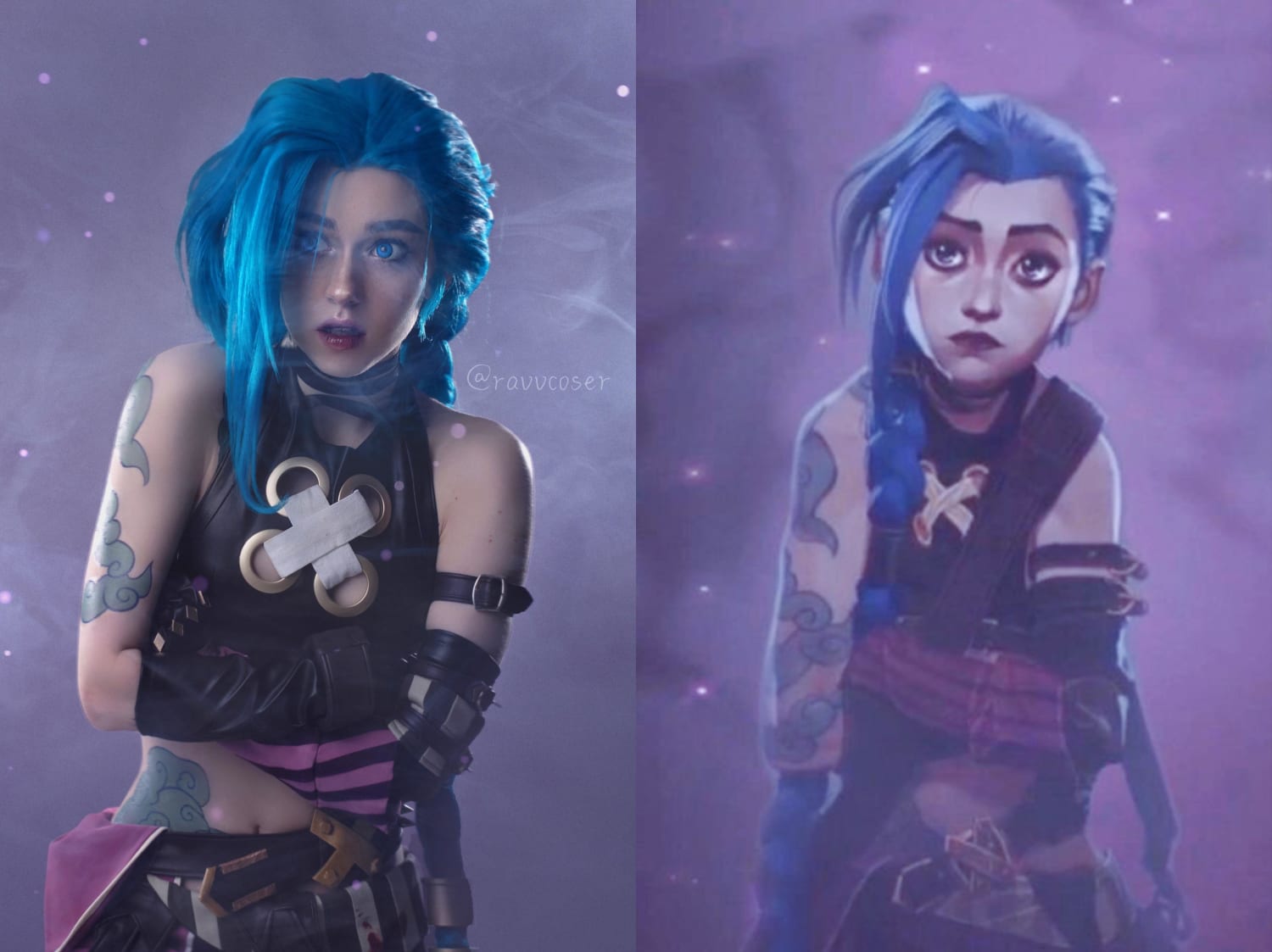 [self] Phew…hi? Jinx from Arcane by ravvcoser