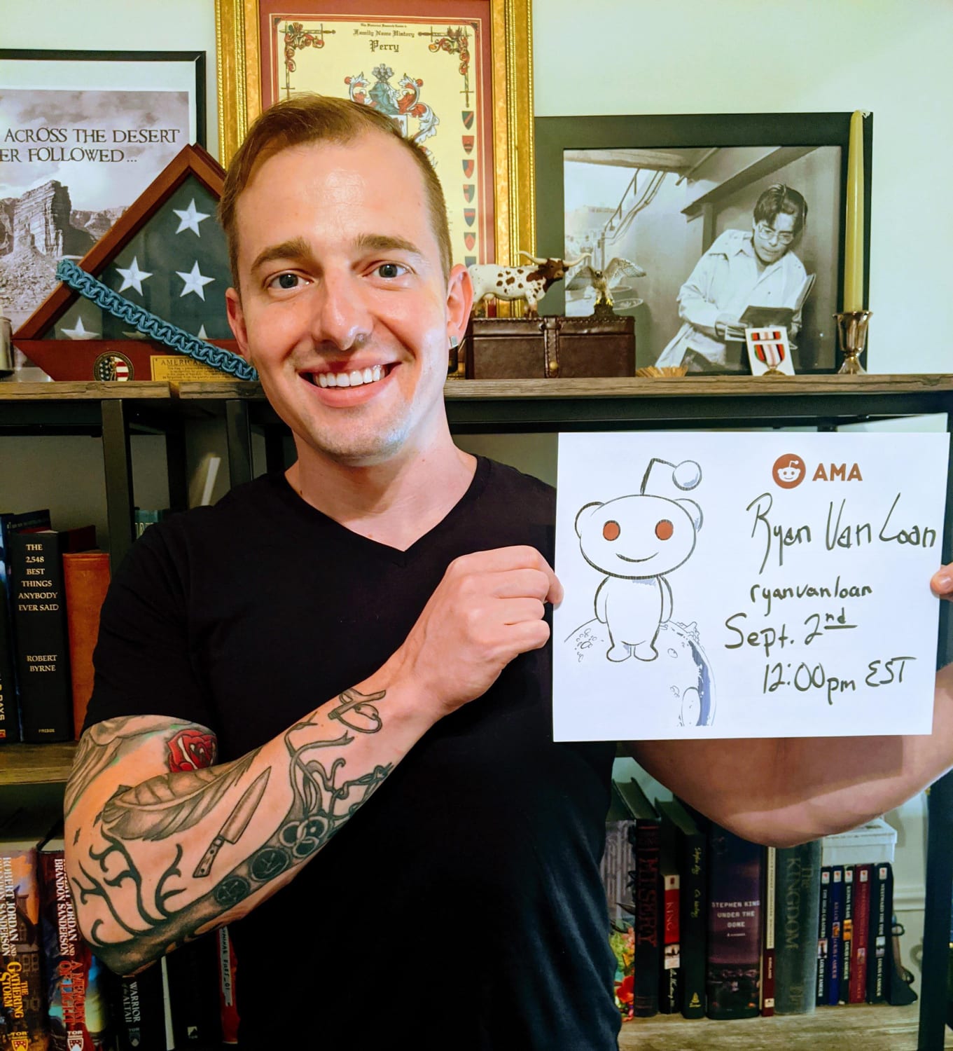 Hi, I’m Ryan Van Loan, debut fantasy author of THE SIN IN THE STEEL ...